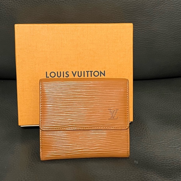 Louis Vuitton | Bags | Authentic Louis Vuitton Epi Waller Rare Orange ...